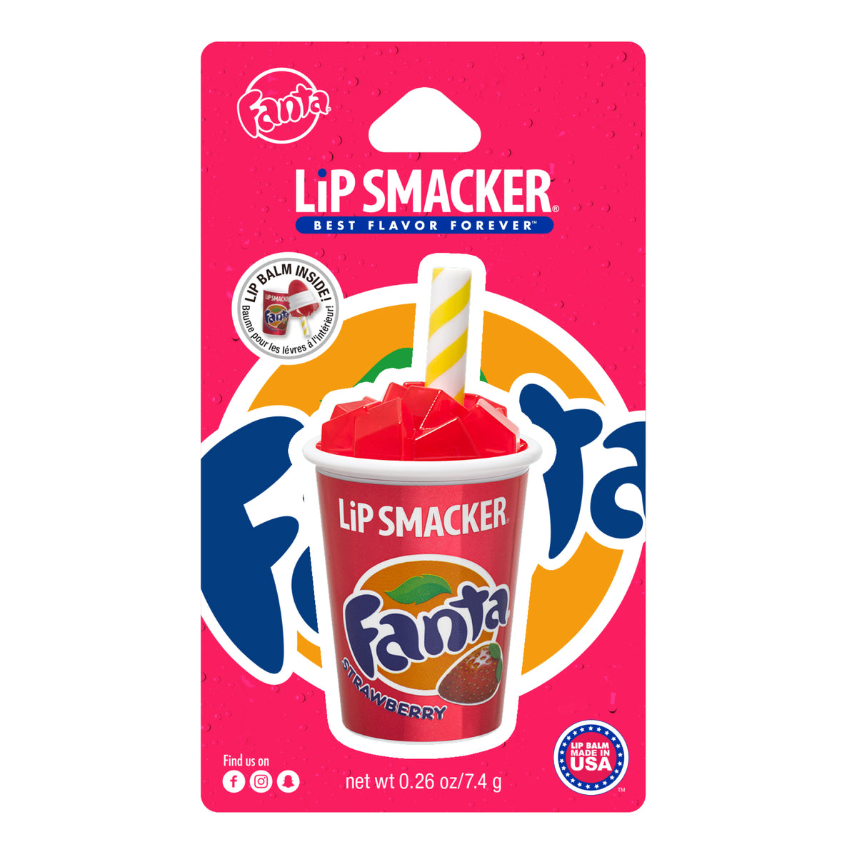 Lip Smacker Cup Fanta Fresa: Labios Frutales— Farmacorp