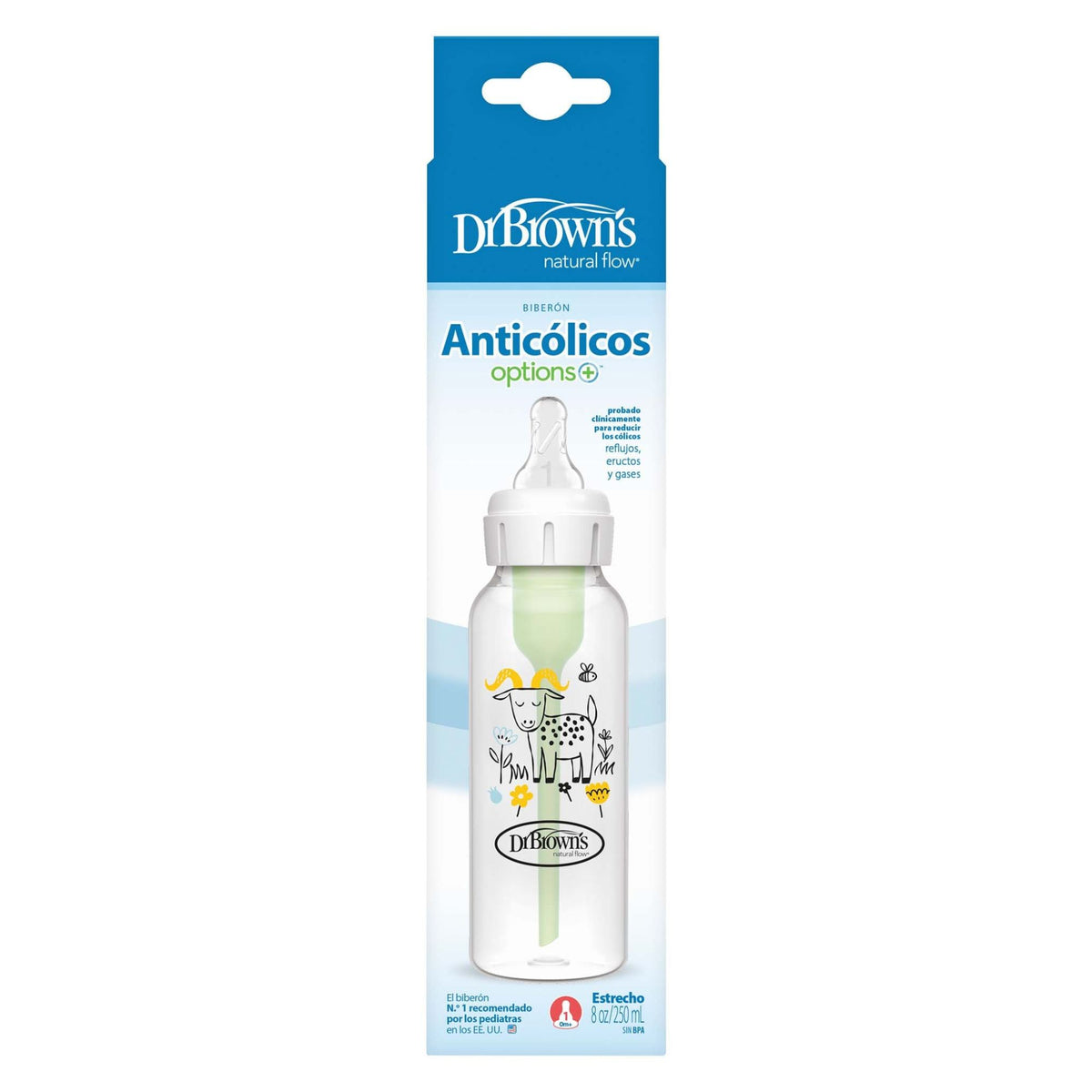 Mamadera Dr Browns Standar Cabra 0M+ X 250Ml— Farmacorp