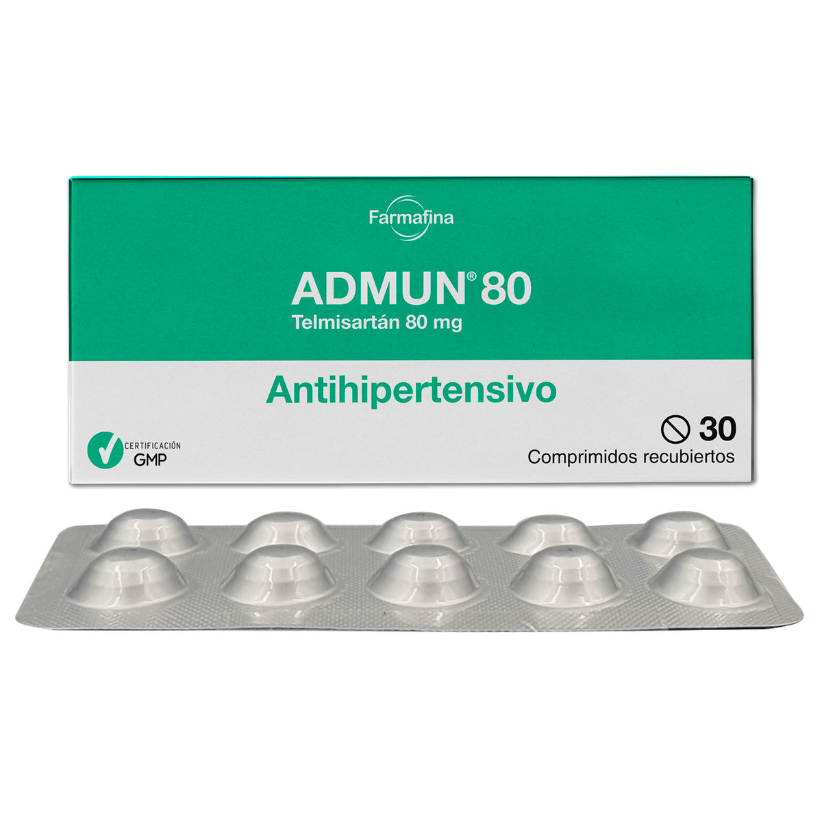 Admun 80Mg Telmisartan X Comprimido— Farmacorp
