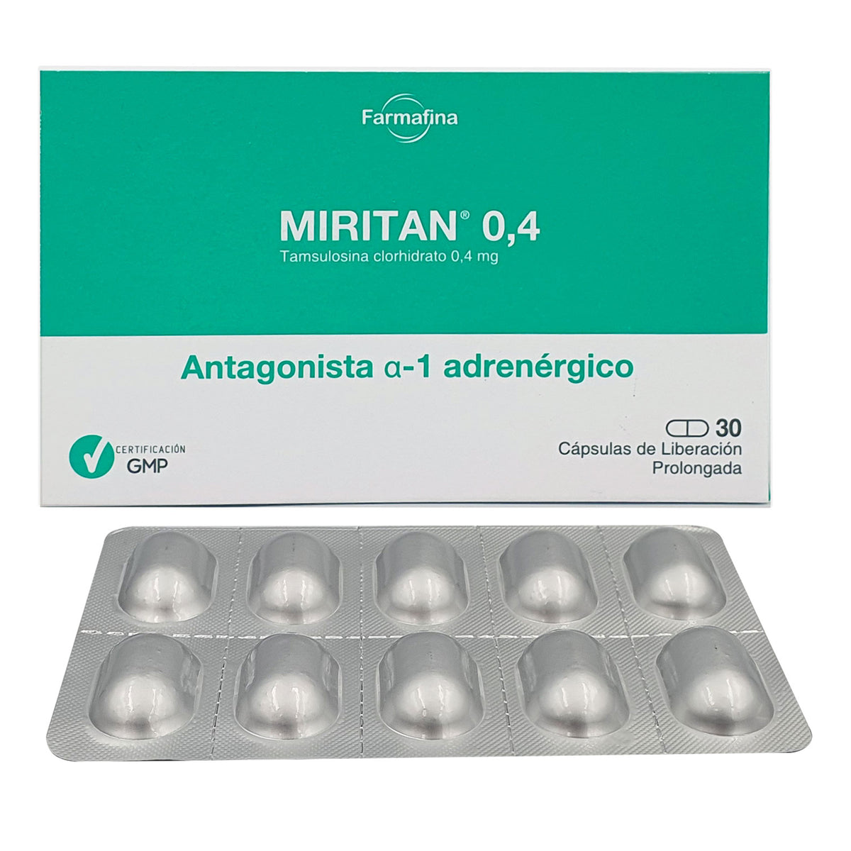 Miritan 0.4Mg Tamsulosina X Capsula De Liberación Prolongada— Farmacorp