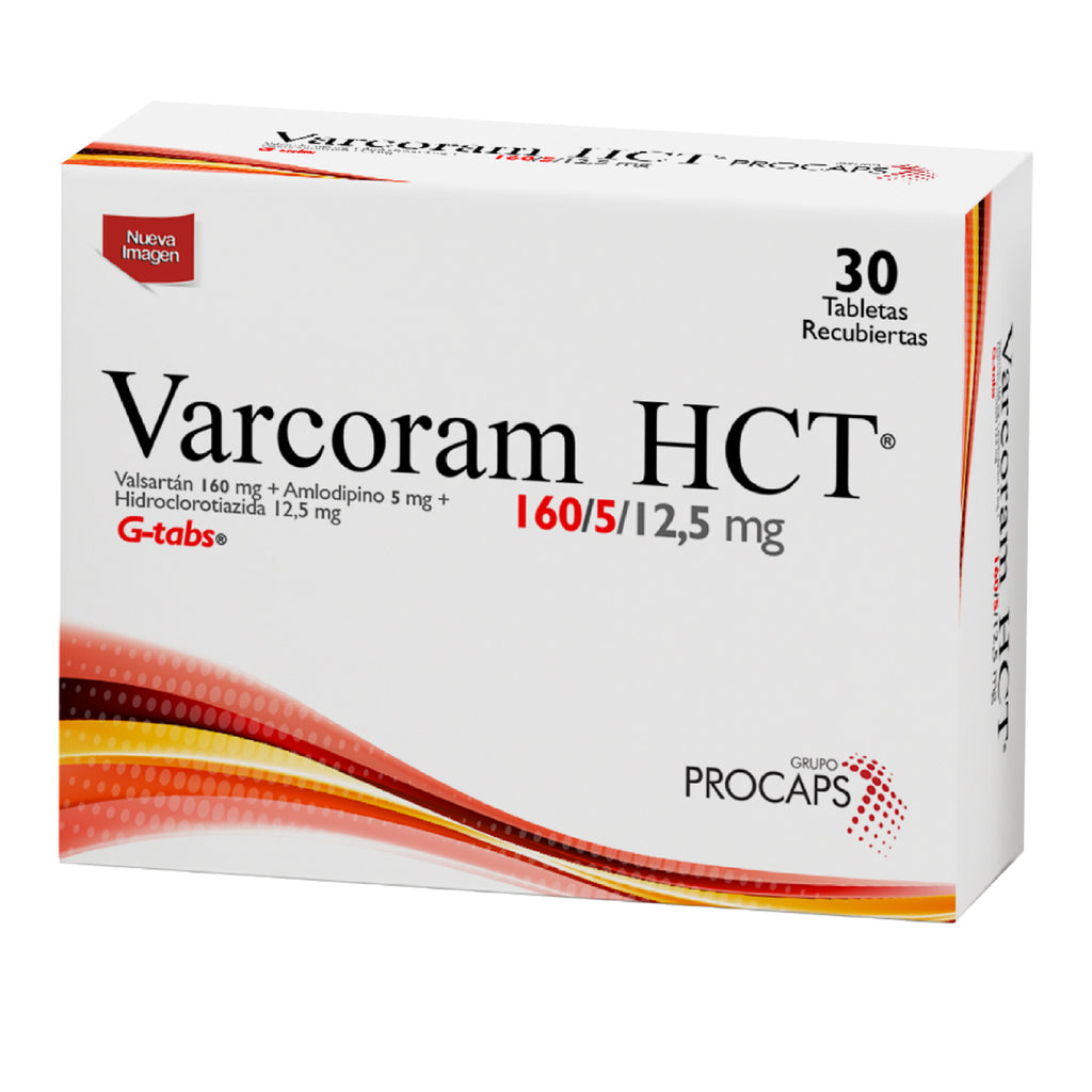 Valaxam D 160Mg Valsartán 5Mg Amlodipino Y 12.5Mg Hidroclorotiazida X ...