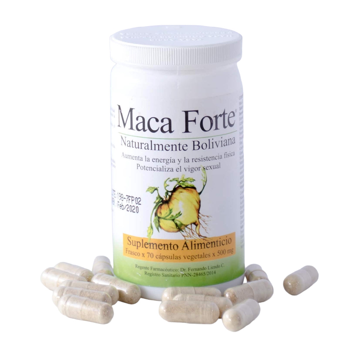 Maca Forte X 70 Cap Suplemento Nutricional— Farmacorp
