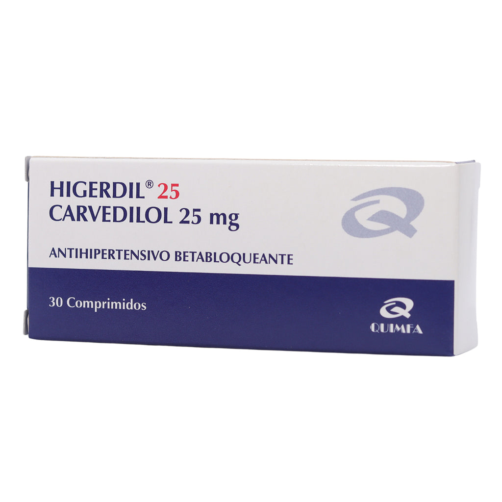 Cardicap 25Mg Carvedilol X Comprimido— Farmacorp