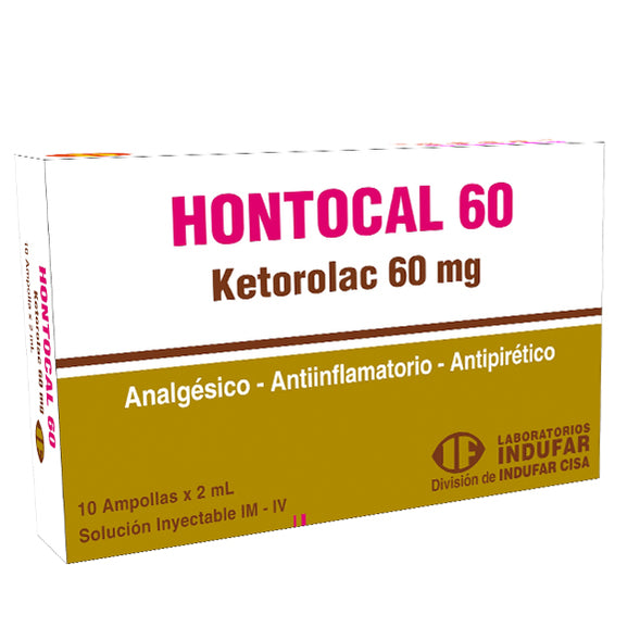 Dinoxan Ketorolaco 60Mg X Ampolla— Farmacorp