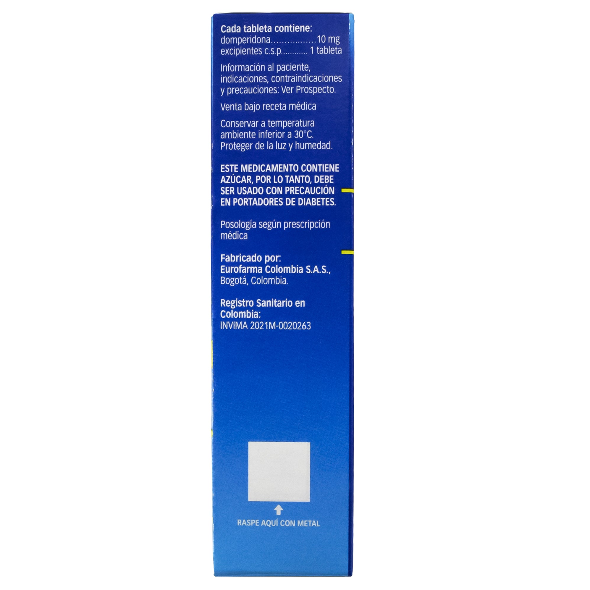 Domperix Domperidona 10Mg Farmacorp X Tableta