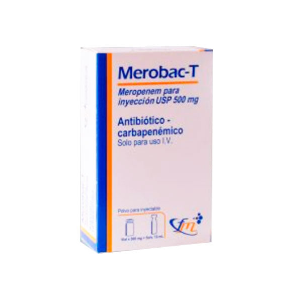 Merobac T Meropenen 500Mg Con Jeringa X Ampolla— Farmacorp