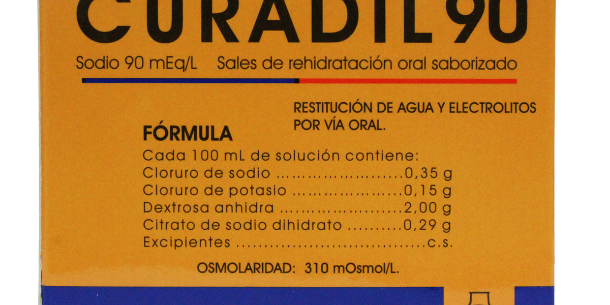 Curadil 90 Suero Oral Rehidratante X 250Ml— Farmacorp
