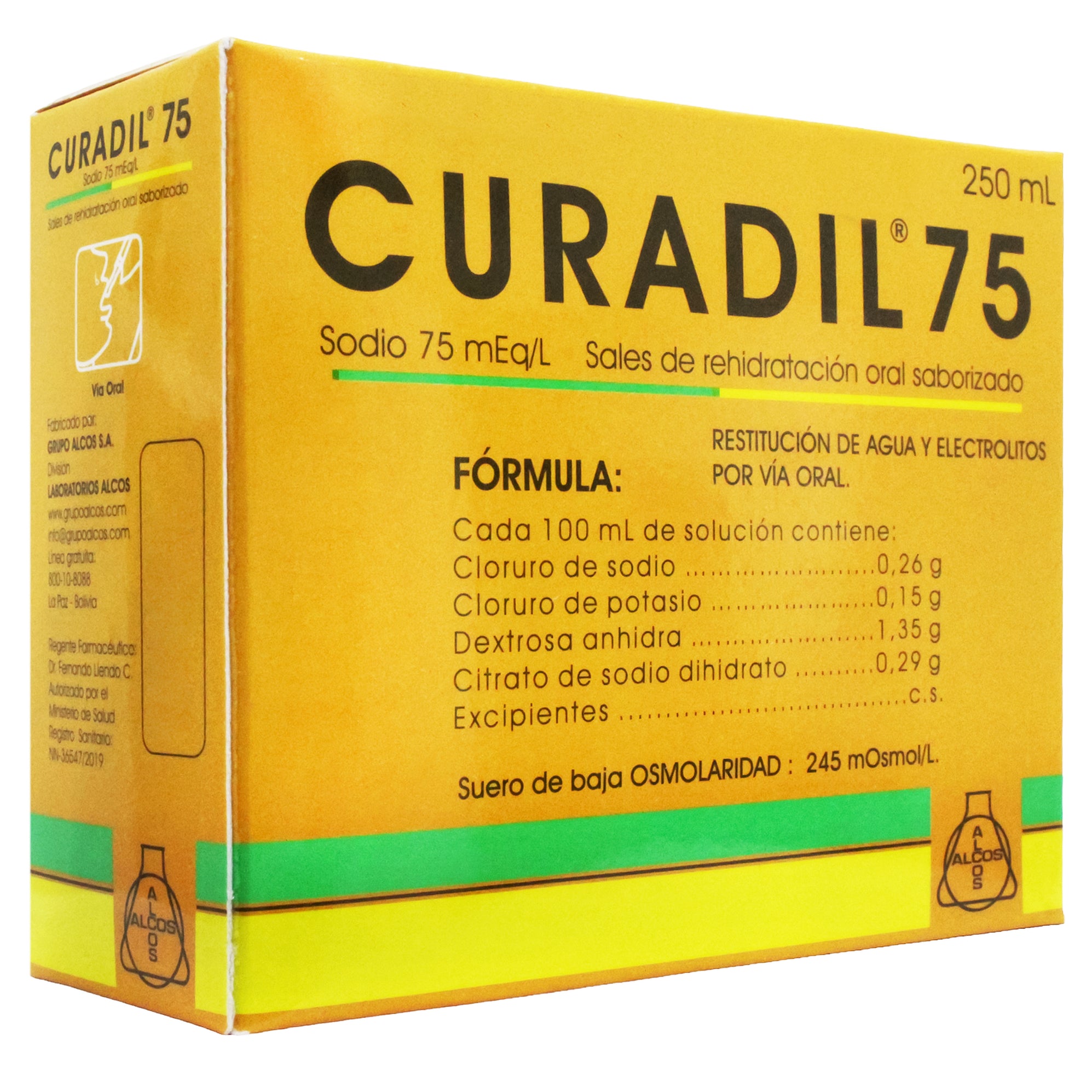 Curadil 75 Suero Oral Rehidratante X 250Ml— Farmacorp