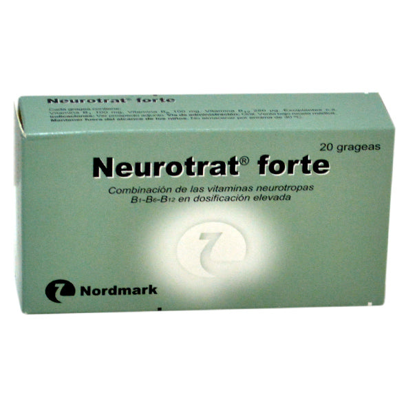Neurotrat Forte Viatmina B1 B6 Y B12 X Gragea— Farmacorp