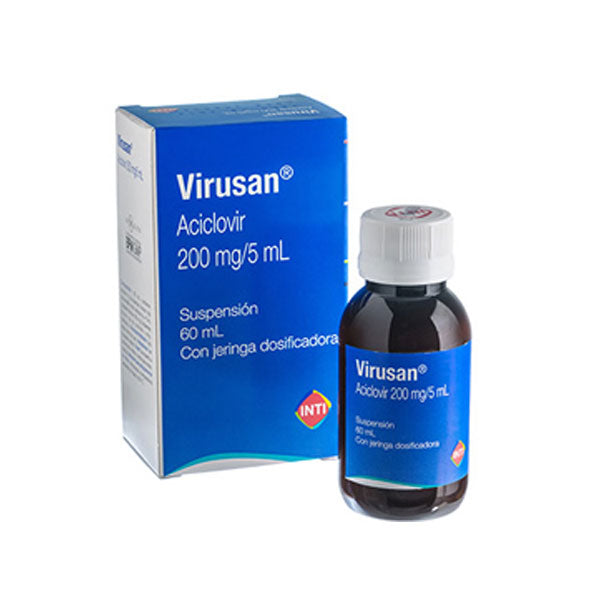 Virusan Pediatrico 200Mg 5Ml Susp X 60Ml Aciclovir— Farmacorp