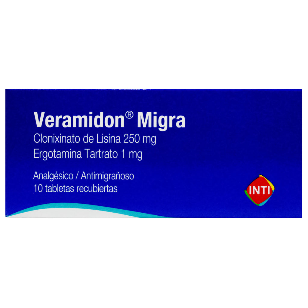 Migradolalgial Clonixinato De Lisina 125Mg Y Ergotamina Tartrato 1Mg X ...