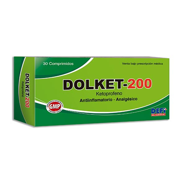 Dolket 200 Ketoprofeno 200Mg X Tableta— Farmacorp