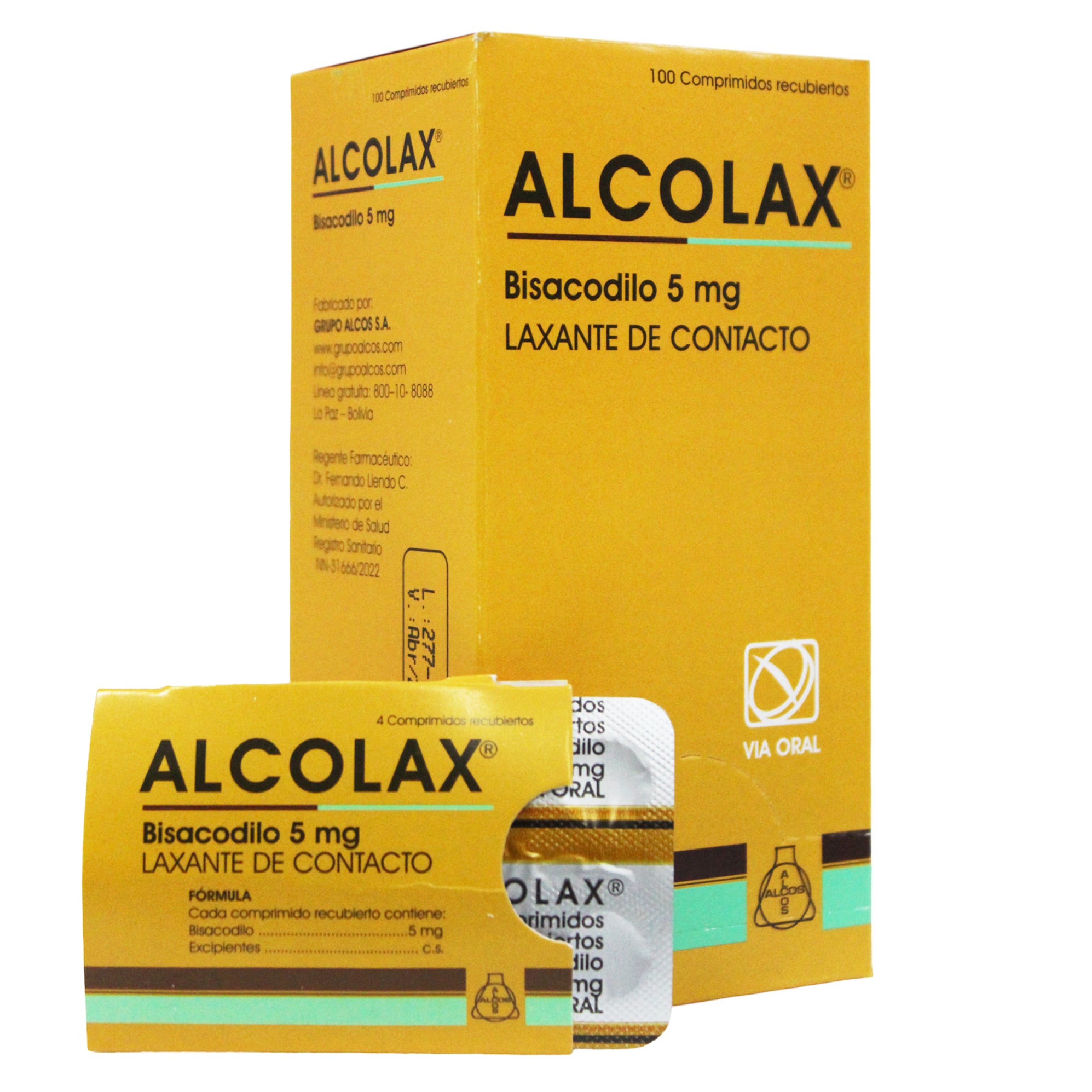 Alcolax 5Mg Bisacodilo X Tableta— Farmacorp