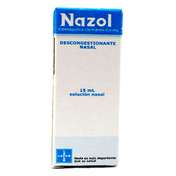 Nazol 0.5Mg Gotas Nasal X 15Ml Xilometazolina— Farmacorp
