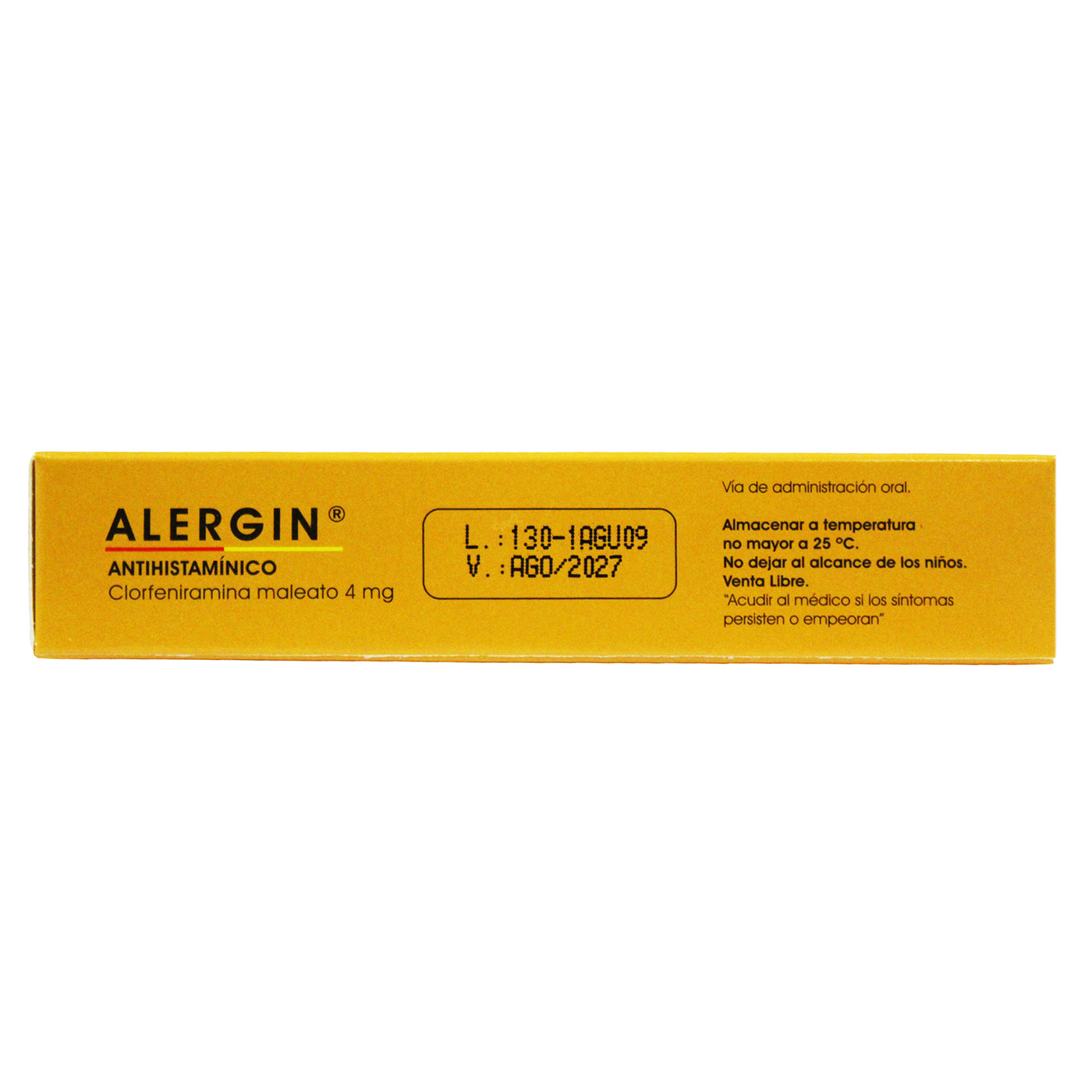Alergin Clorfeniramina 4Mg Maleato X Tableta— Farmacorp