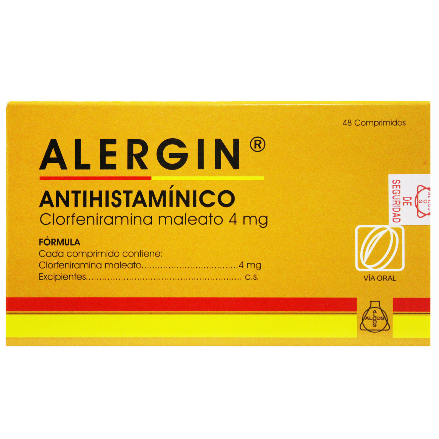 Alergin Clorfeniramina 4Mg Maleato X Tableta— Farmacorp