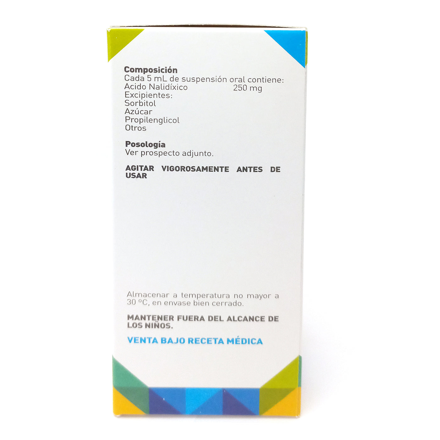 Urexin 250Mg 5Ml Susp X 120Ml Acido Nalidixico— Farmacorp