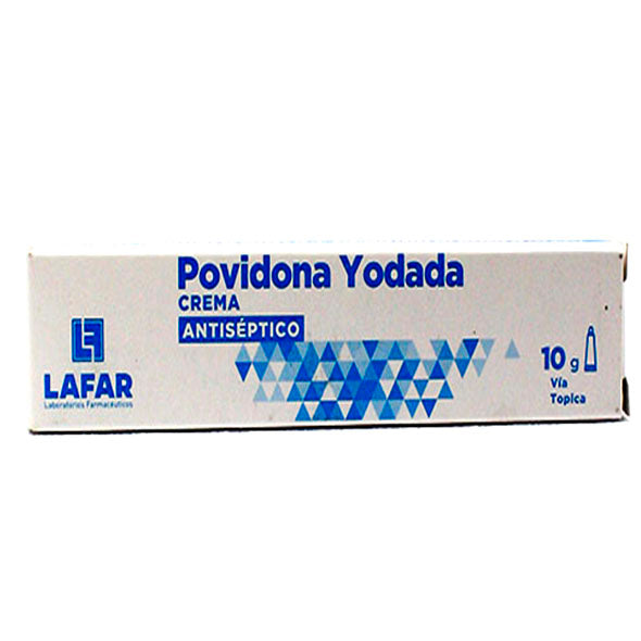 Povidona Yodada 0.1 Crema X 10G— Farmacorp
