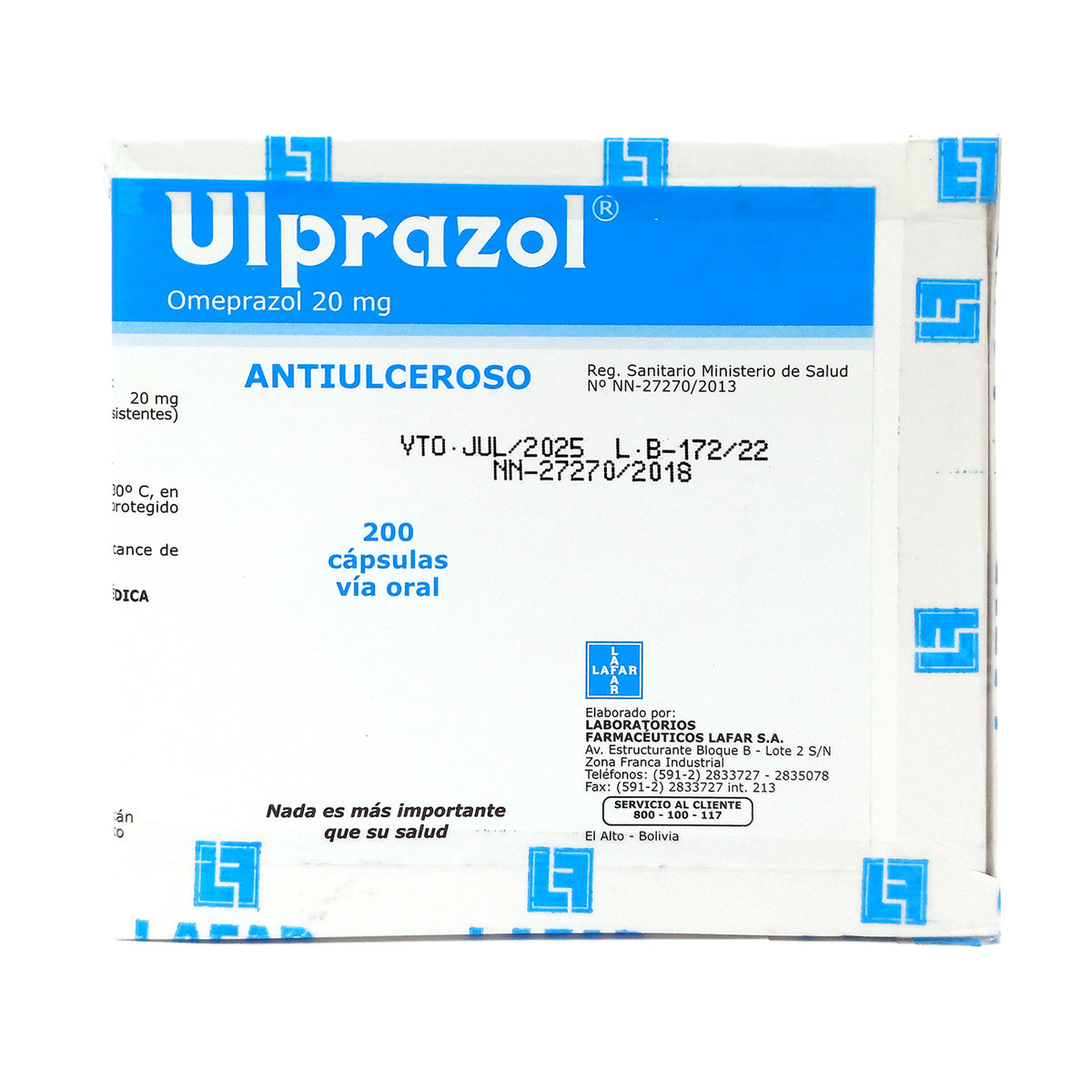 Ulprazol 20Mg Omeprazol X Capsula— Farmacorp