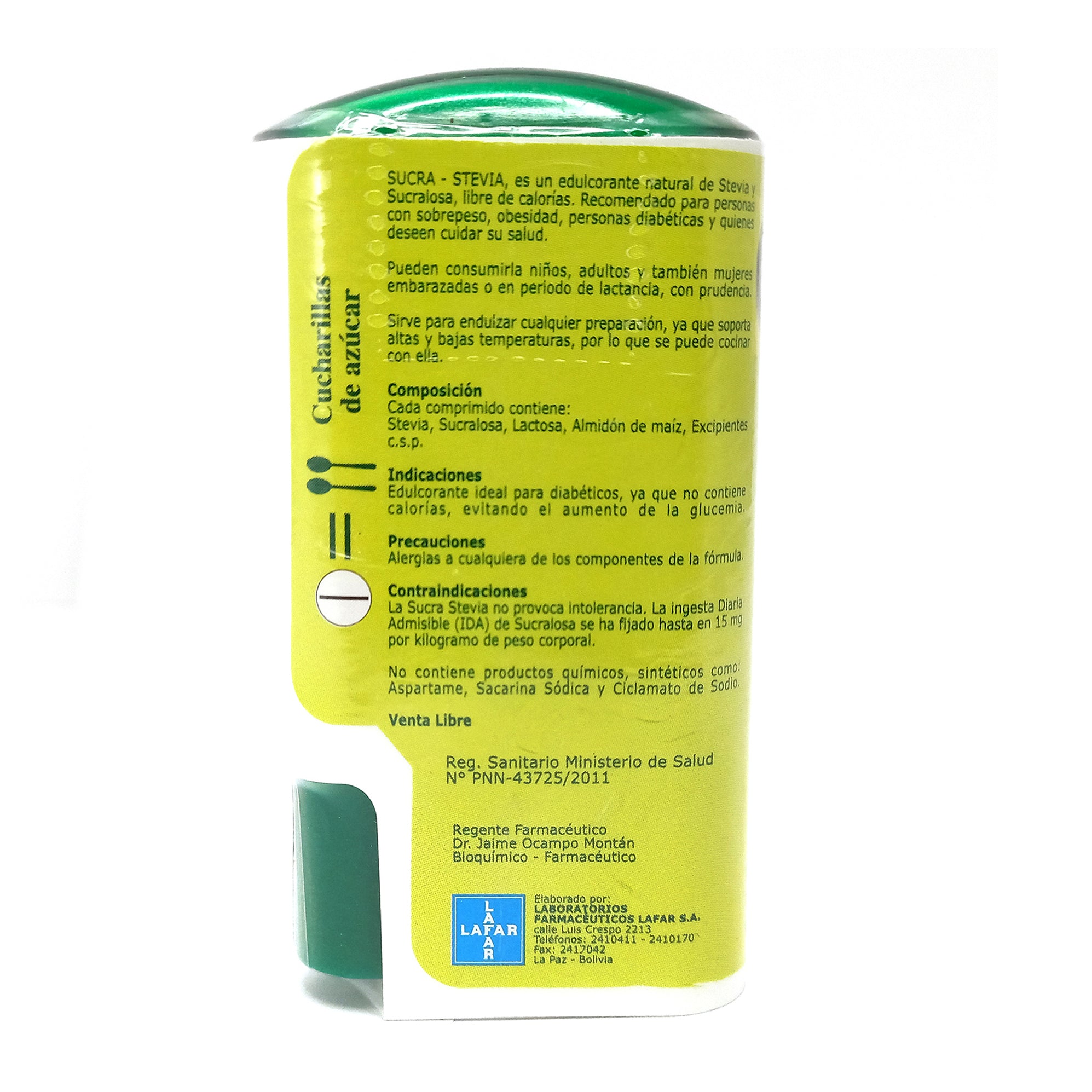 Sucra Stevia Edulcorante Natural X 300 Comprimidos— Farmacorp