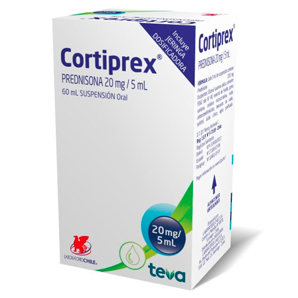 Cortiprex 20Mg 5Ml Susp X 60Ml Prednisona— Farmacorp