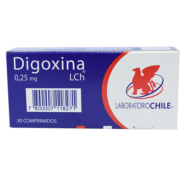 Digoxina Lch 0.25Mg X Tableta— Farmacorp