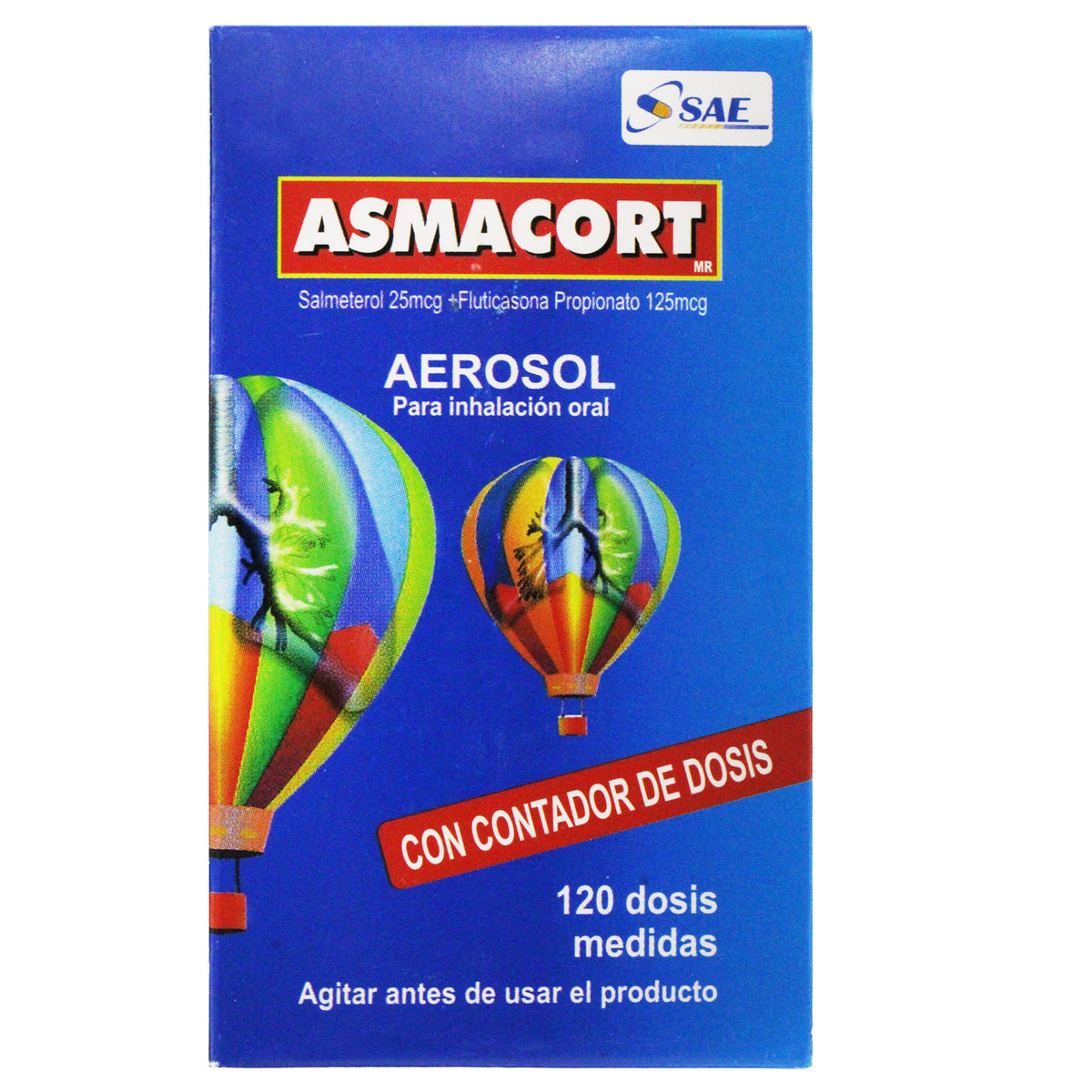 Asmacort 25 125 Aer Oral X 120 Dosis Salmet Flutic— Farmacorp