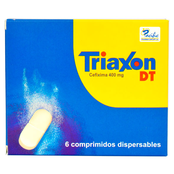 Triaxon Dt 400Mg Cefixima X Comprimido Dispersable— Farmacorp