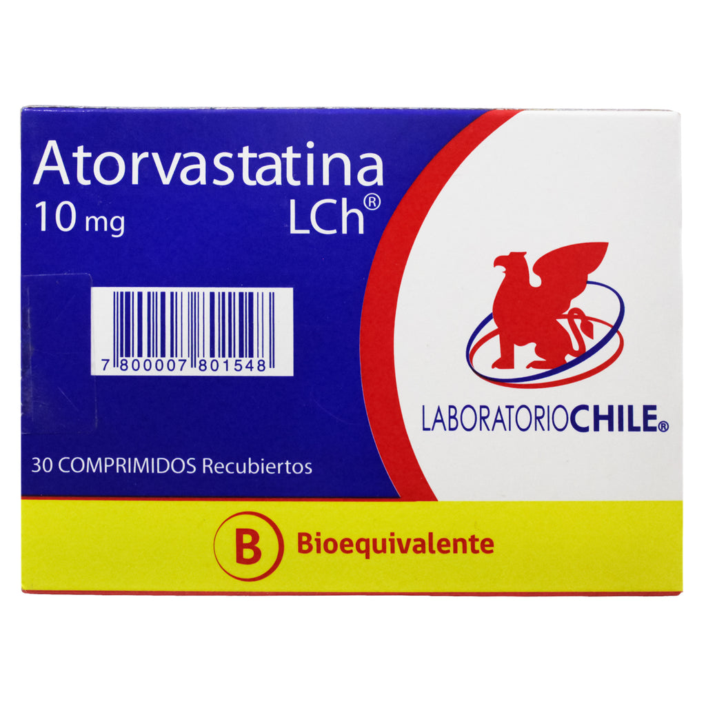 Liparex Atorvastatina 10Mg X Comprimido— Farmacorp