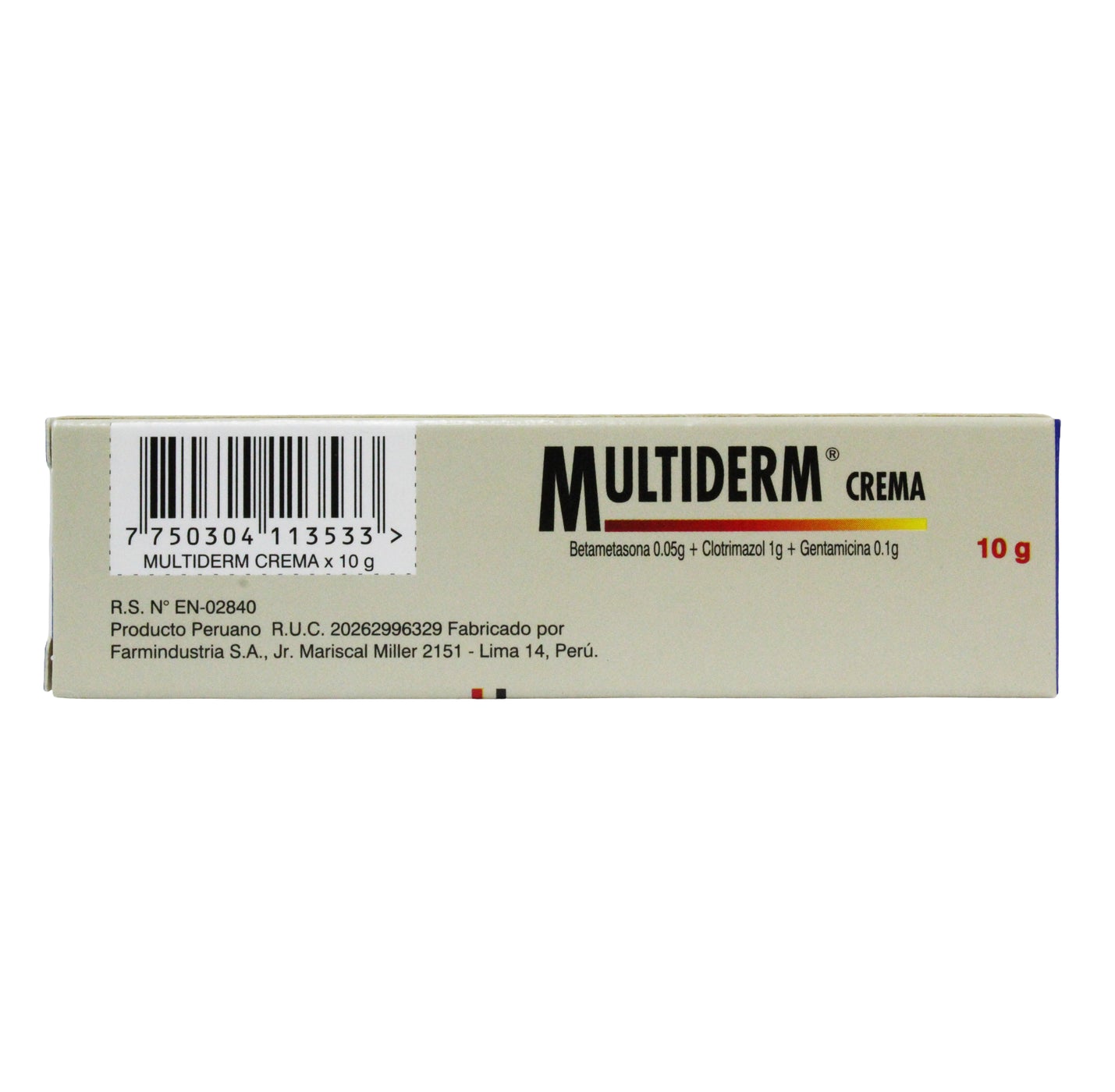 Multiderm Crema X 10G— Farmacorp