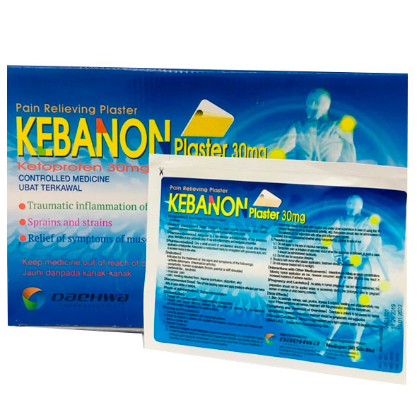 Kebanon 30Mg X 7 Parches Ketoprofeno— Farmacorp