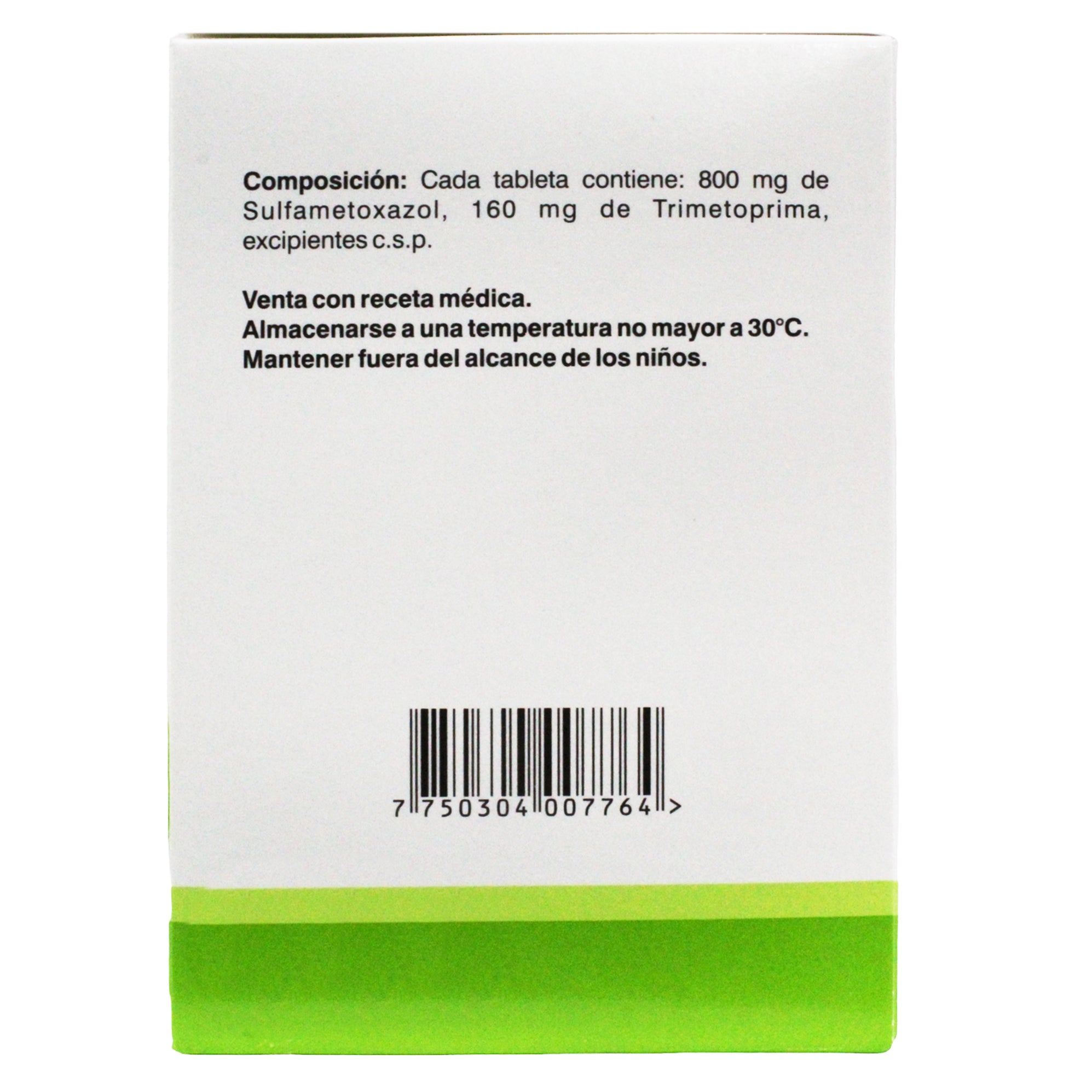 Bacterol Forte Sulfametoxazol 800Mg Y Trimetoprima 160Mg X Tableta ...