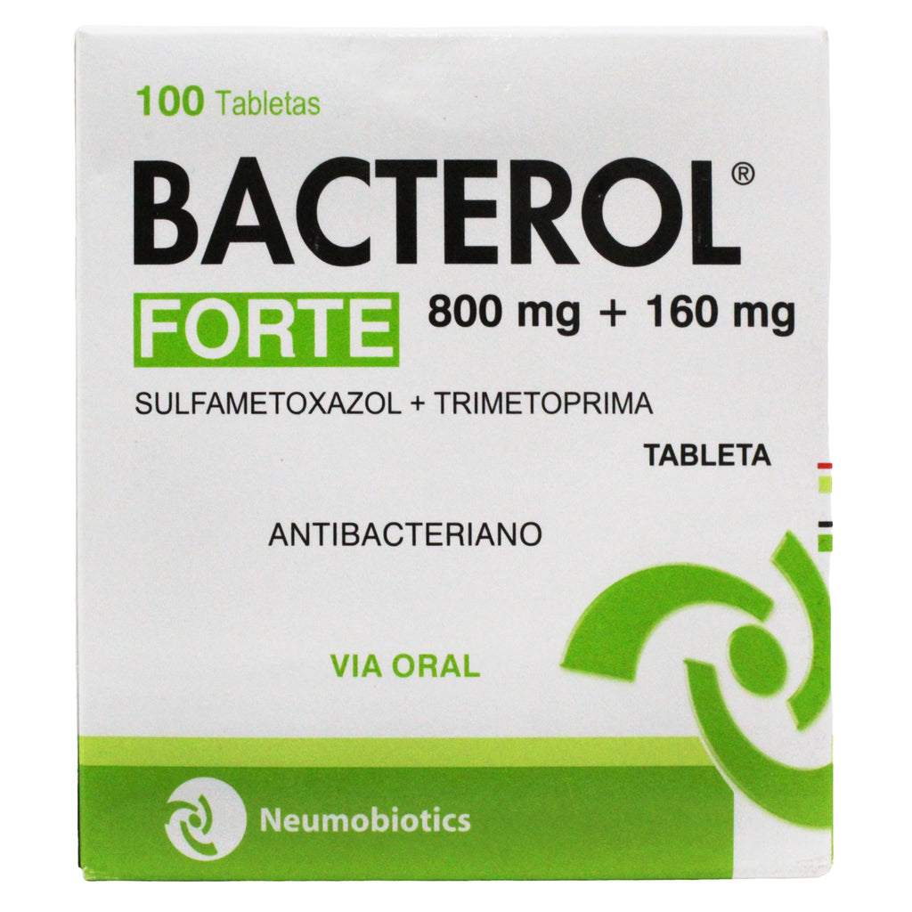 Bactrim Forte 800/160Mg Sulfametoxazol/Trimetoprim X 10 Comprimidos ...