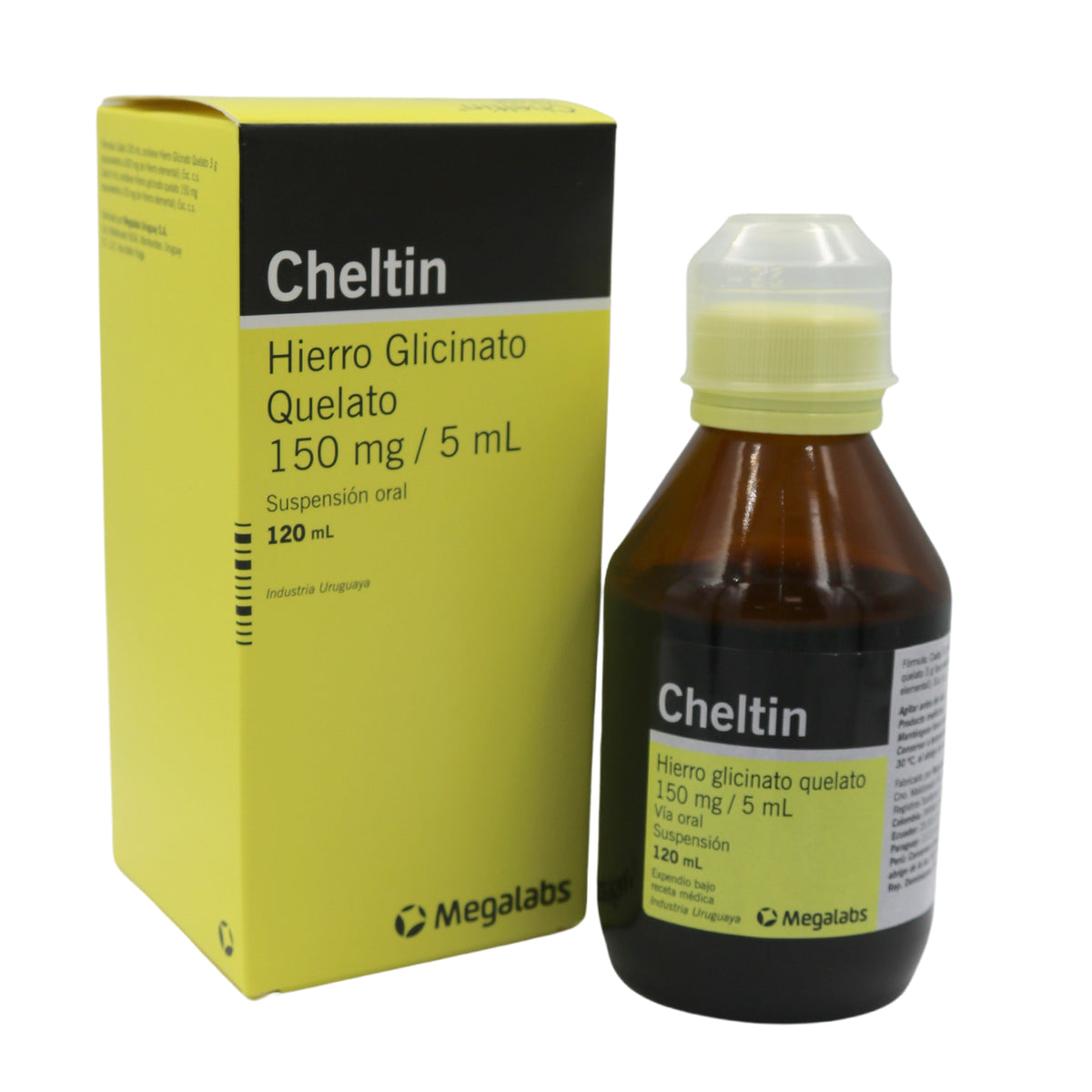 Cheltin 150Mg 5Ml Susp X 120Ml Hierro— Farmacorp