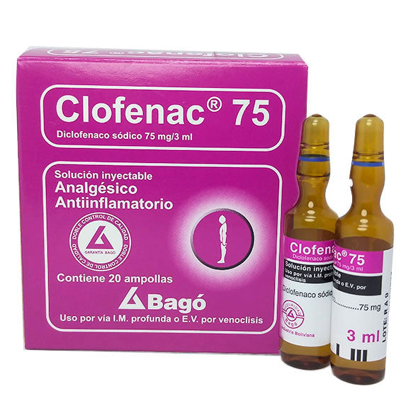 Clofenac 75Mg Diclofenaco X Ampolla— Farmacorp