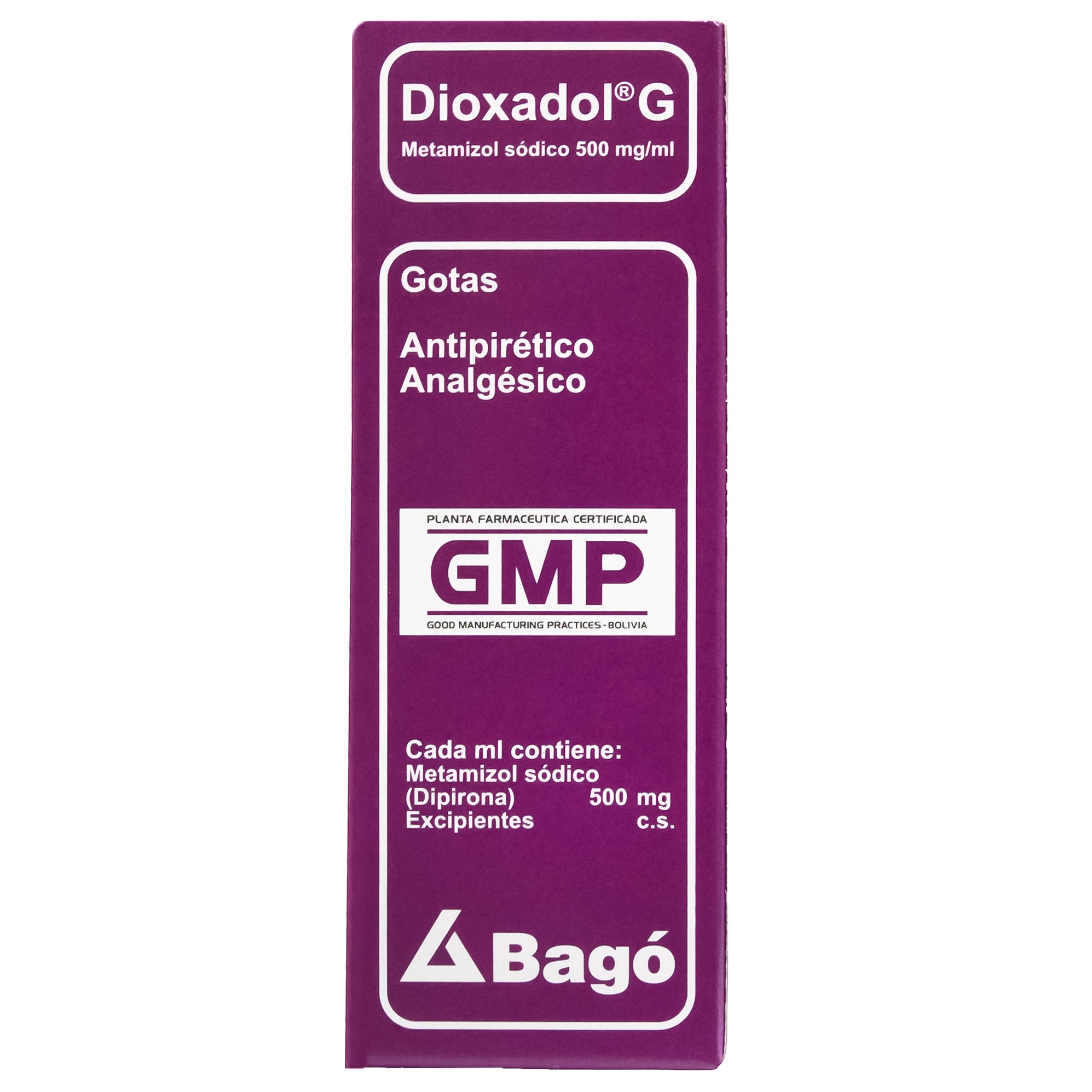 Dioxadol G 500Mg Dipirona X 20Ml— Farmacorp