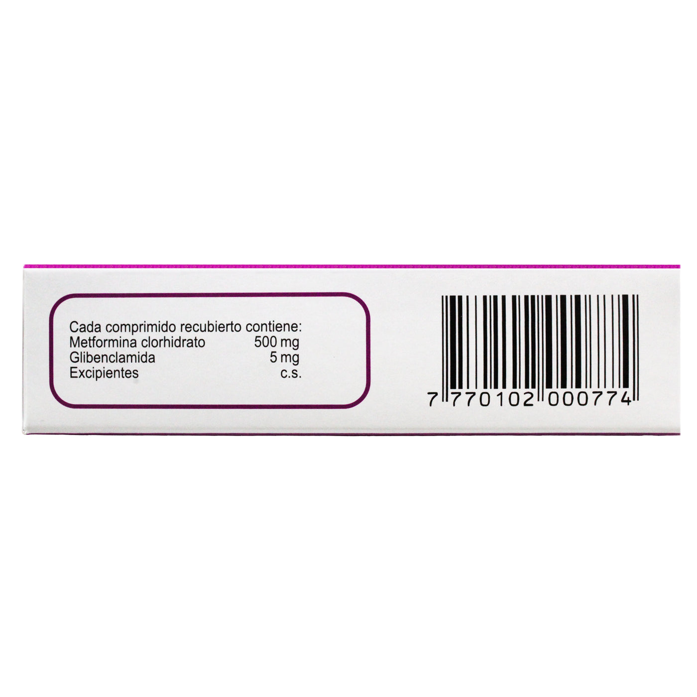 Glicenex Duo 500Mg Metformina Y 5Mg Glibenclamida X Tableta— Farmacorp