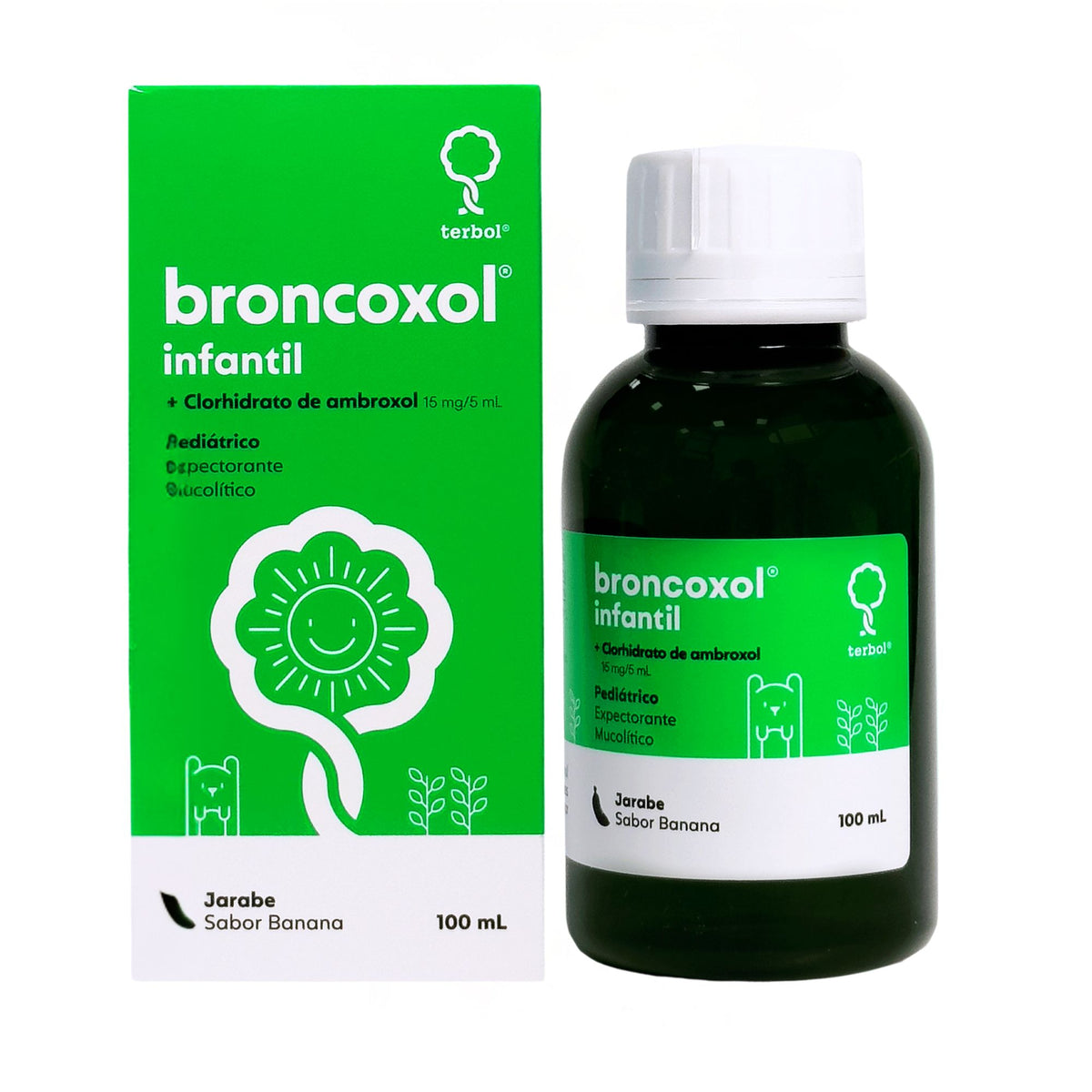 Broncoxol Infantil Ambroxol15mg / 5Ml Jarabe X 100Ml— Farmacorp