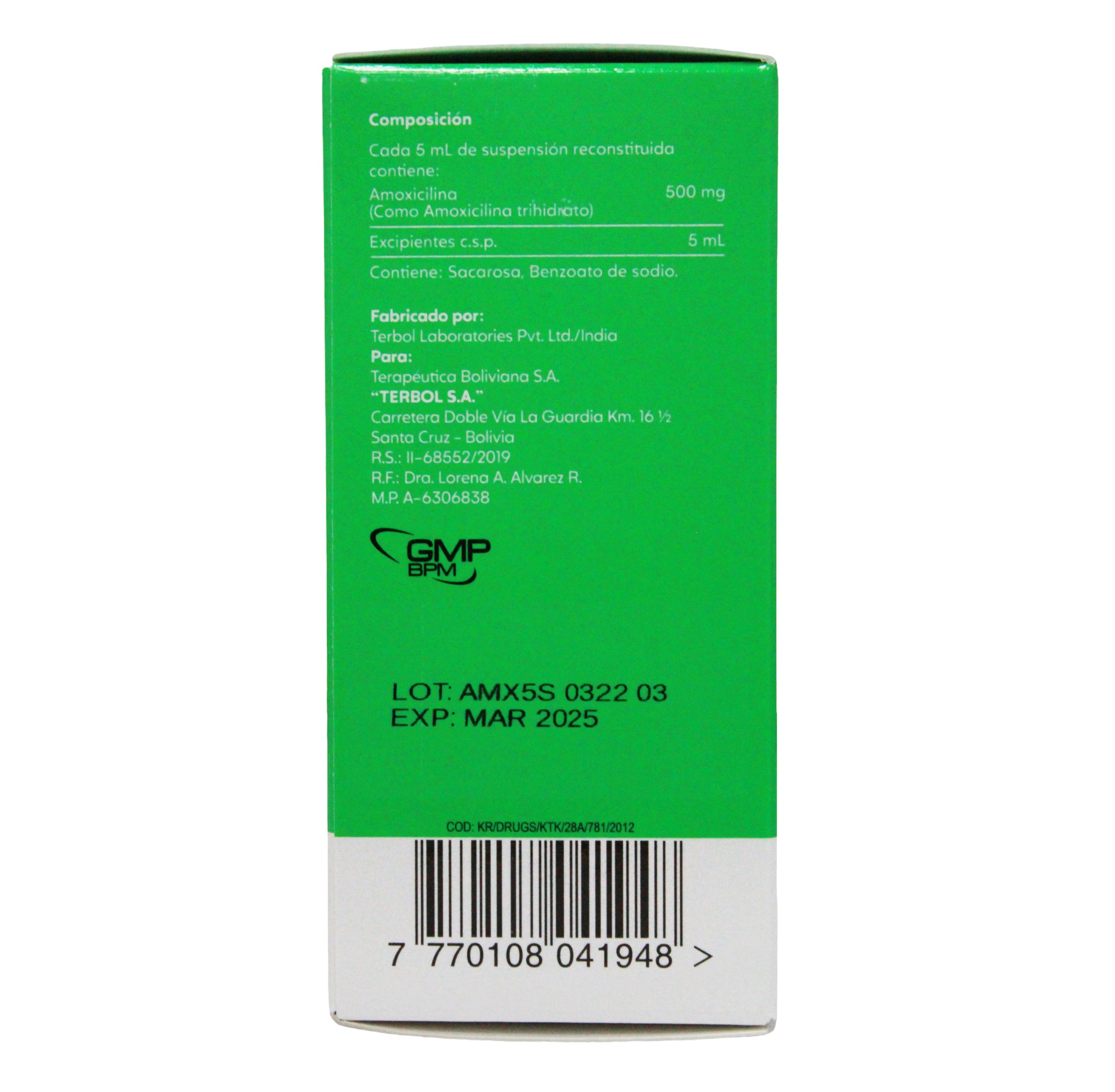 Moxilin Amoxicilina 500Mg 5Ml X 60Ml— Farmacorp