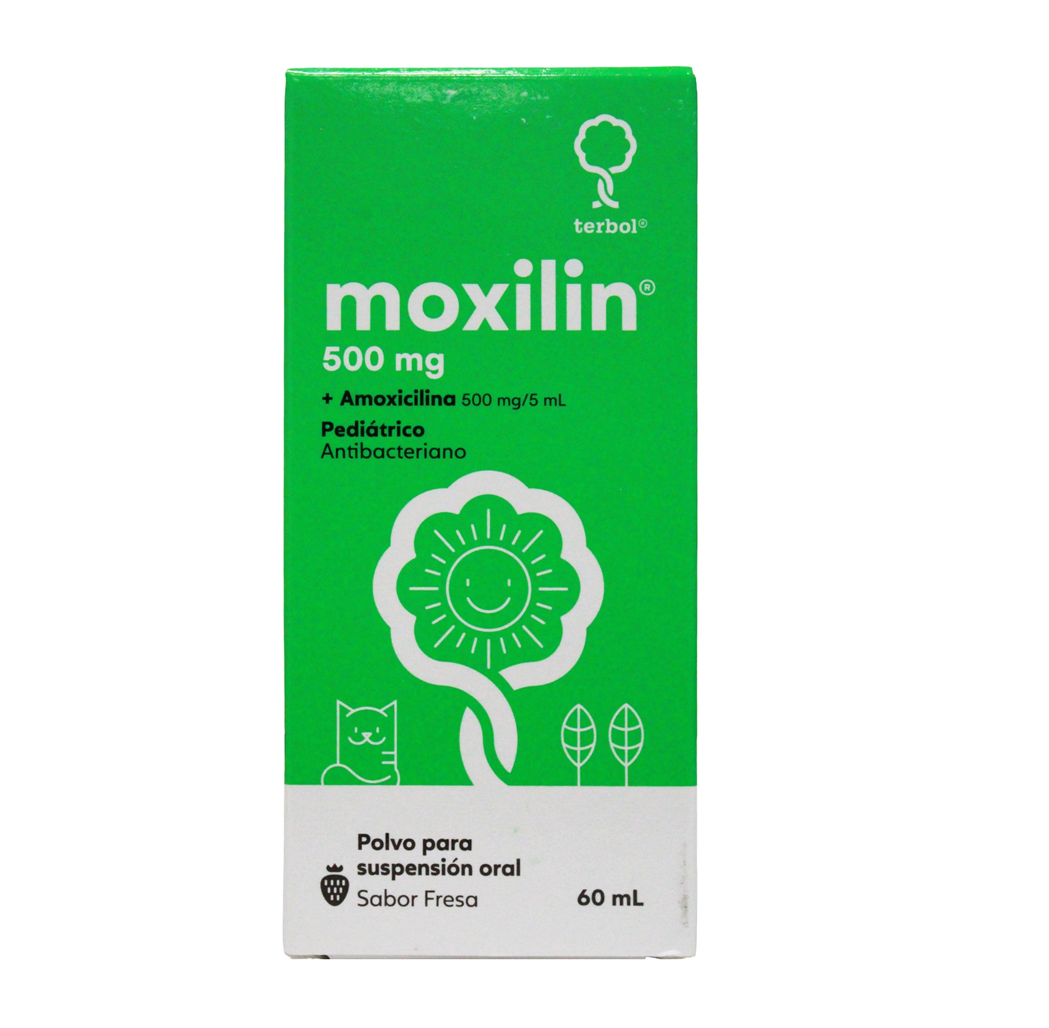 Moxilin Amoxicilina 500Mg 5Ml X 60Ml— Farmacorp