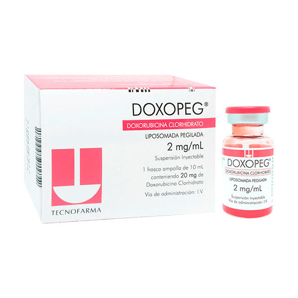 Doxopeg Doxorrubicina 20Mg Y 10Ml X Ampolla— Farmacorp