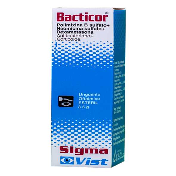 Bacticor Ungüento Oftalmico X 3.5G— Farmacorp