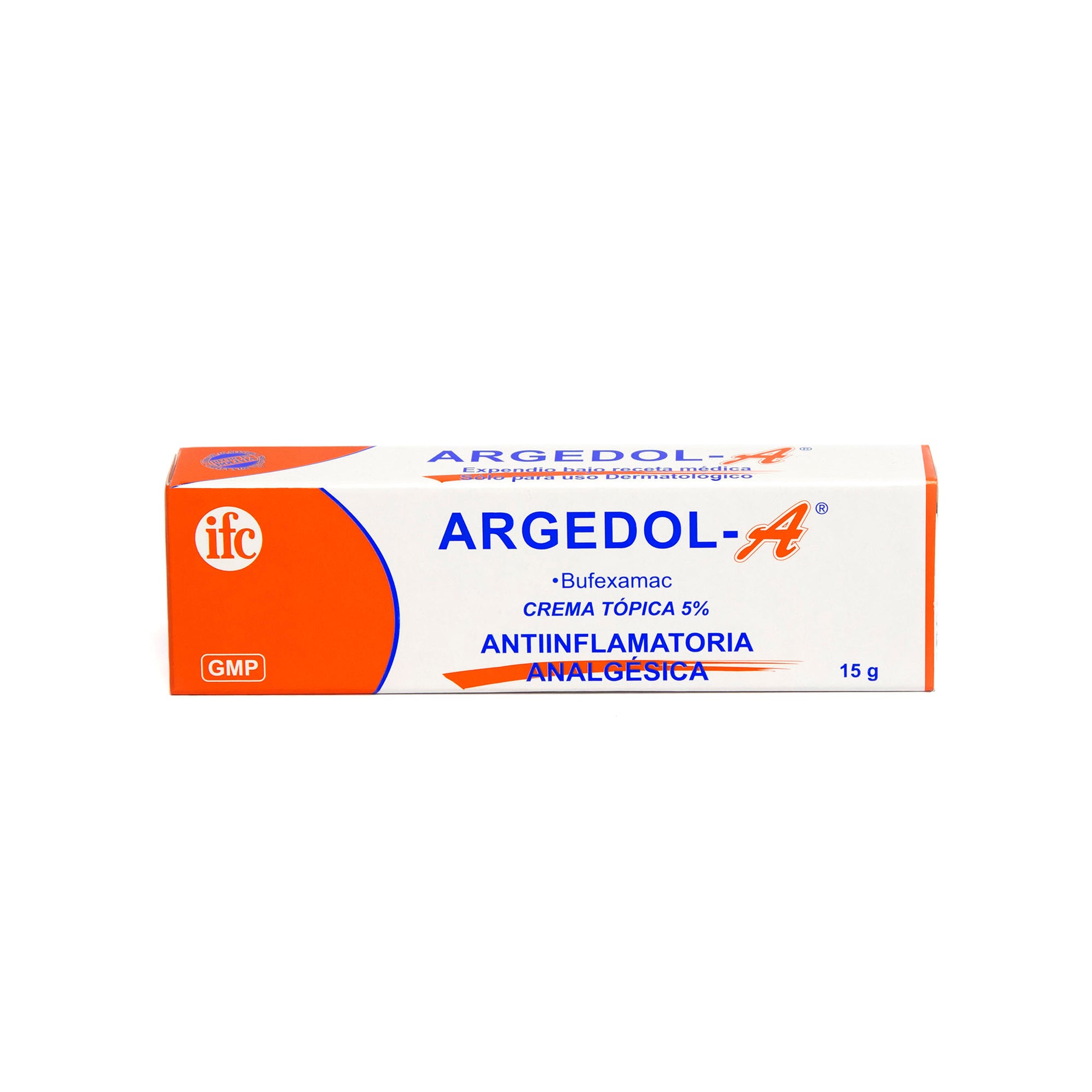 Argedol-A Bufexamac 0.05 Crema X 15G— Farmacorp