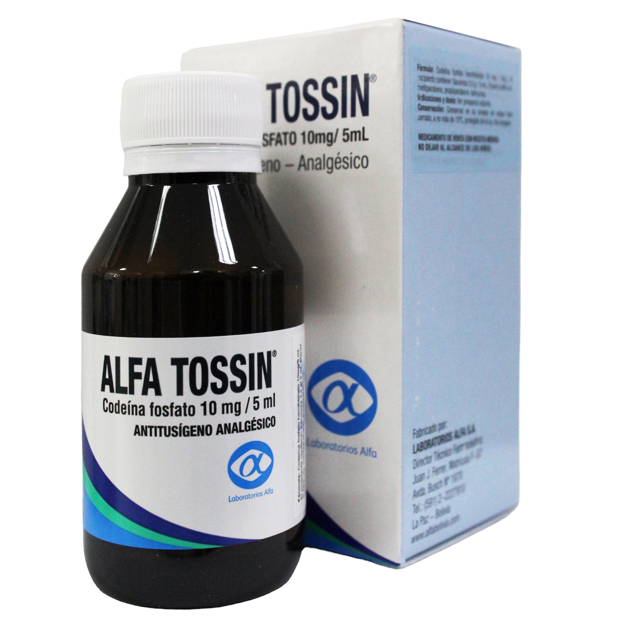 Alfa Tossin 10Mg 5Ml Jbe X 100Ml Codeina— Farmacorp