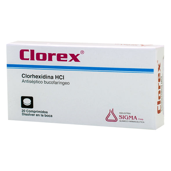 Clorex 5Mg Clorhexidina X Tableta— Farmacorp