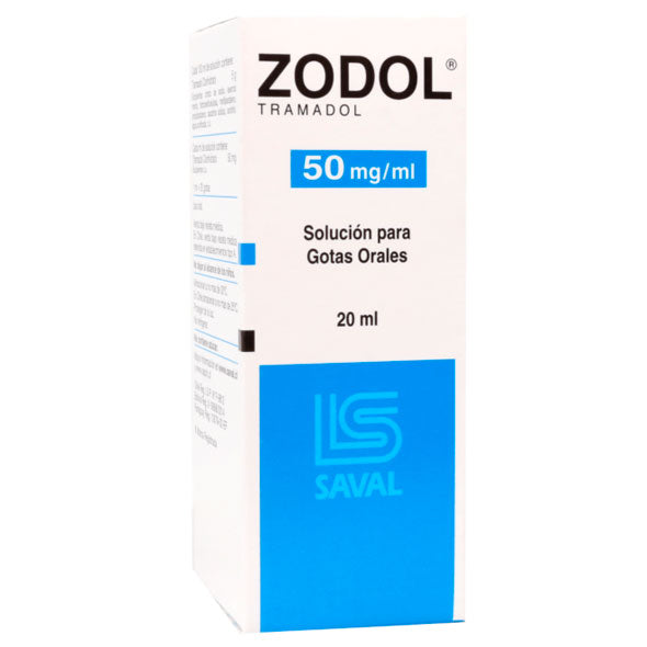 Zodol 50Mg Gotas X 20Ml Tramadol— Farmacorp