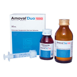 Amoval Duo Amoxicilina 1000mg/5ml 90ml— Farmacorp