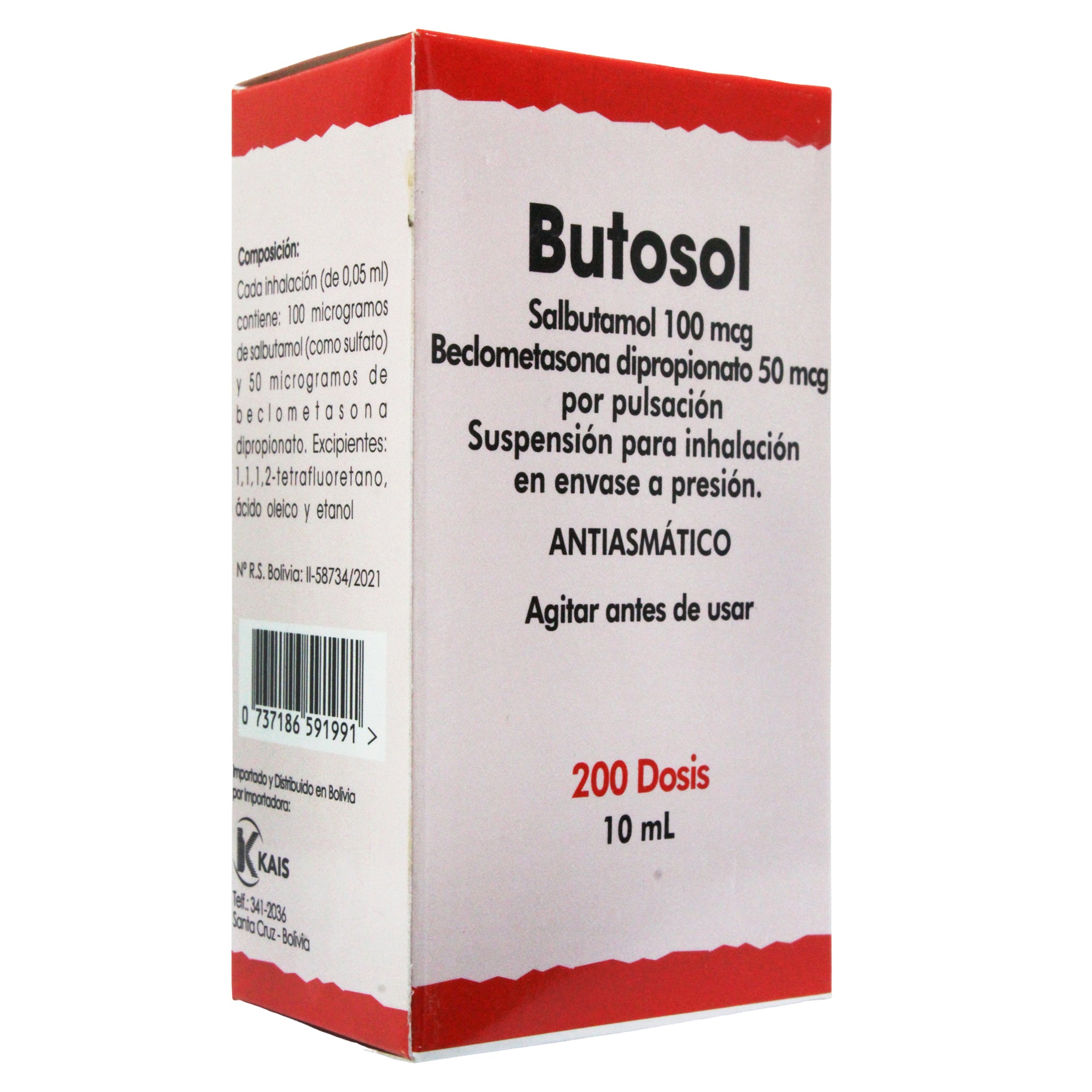 Butosol Aerosol Oral X200 Dosis Salbuta Beclometas— Farmacorp