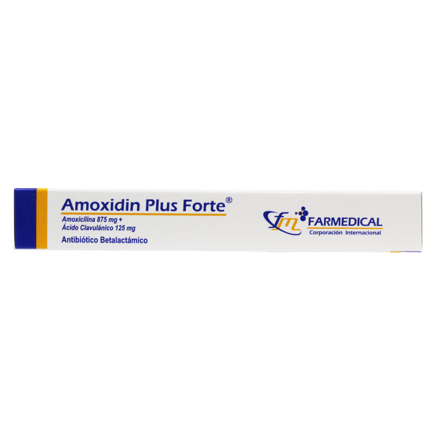 Amoxidin Plus Forte Amoxicilina 875Mg Y Acido Clavulanico 125Mg X Comp ...