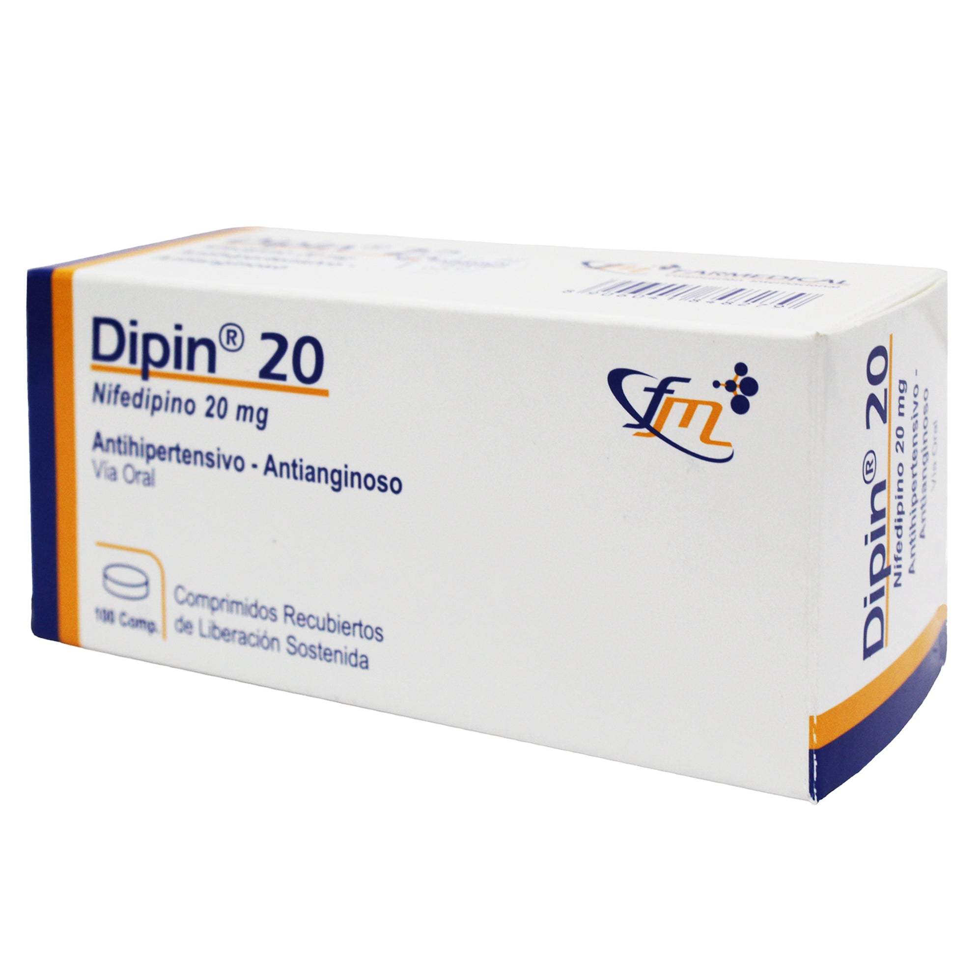 Dipin 20Mg Nifedipino X Tableta— Farmacorp